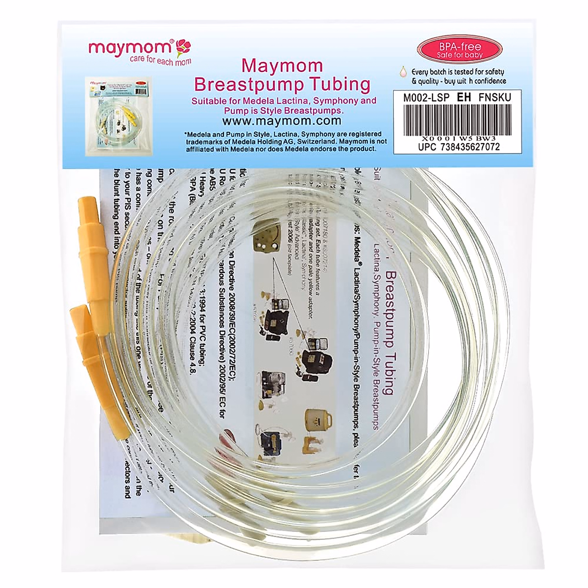Maymom Tubing for Medela Lactina, Symphony and Pump in Style Breast Pumps
