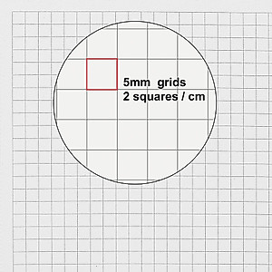 HULYTRAAT Hardcover Graph Ruled Spiral Notebook, 5.8 x 8.3 Inches A5, Transparent, 160-Page 80-Sheet Square Grid Journal (AWPPS1)