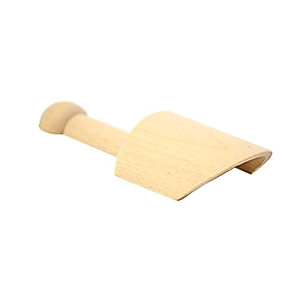 Perfect Stix 10-Pack Mini Wood Scoop, 4-1/4 L x 1-1/4 W-Inch