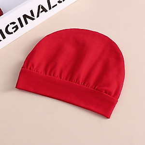 CM C&M WODRO Baby Boy Valentines day Outfit Romper Long Sleeve Stripe One Piece Bodysuit Jumpsuit with Hat Infant Clothes Set (Grey, 6-9 Months)