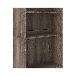 Signature Design by Ashley Arlenbry Modern Farmhouse 71" Bookcase with 4 Shelves, Weathered Oak Gray