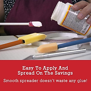 Spatty Daddy Crafting Spatula Set (6 and 12 Inch Red) Shark Tank Mom Made Scrapes Last Drop, Spreads Mixes Glue, Paint, Thoughtful Gifts for Women, Teen, Grandma, Stocking Stuffers for Christmas