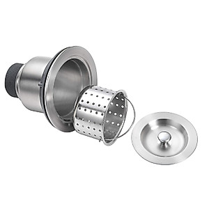 STARSTAR Workstation Ledge Undermount Single Bowl 304 Stainless Steel Kitchen/Yard/Bar/Laundry/Office Sink, With Grid, Wood Hold Colander, Cutting Board, Strainer with Basket (30 x 19 x 10)