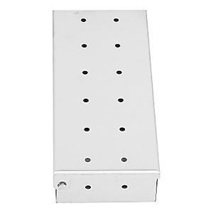 Yitre Barbecue Grill Box, for Party for Picnic for Family Wood Chip Smoker Box Stainless Steel