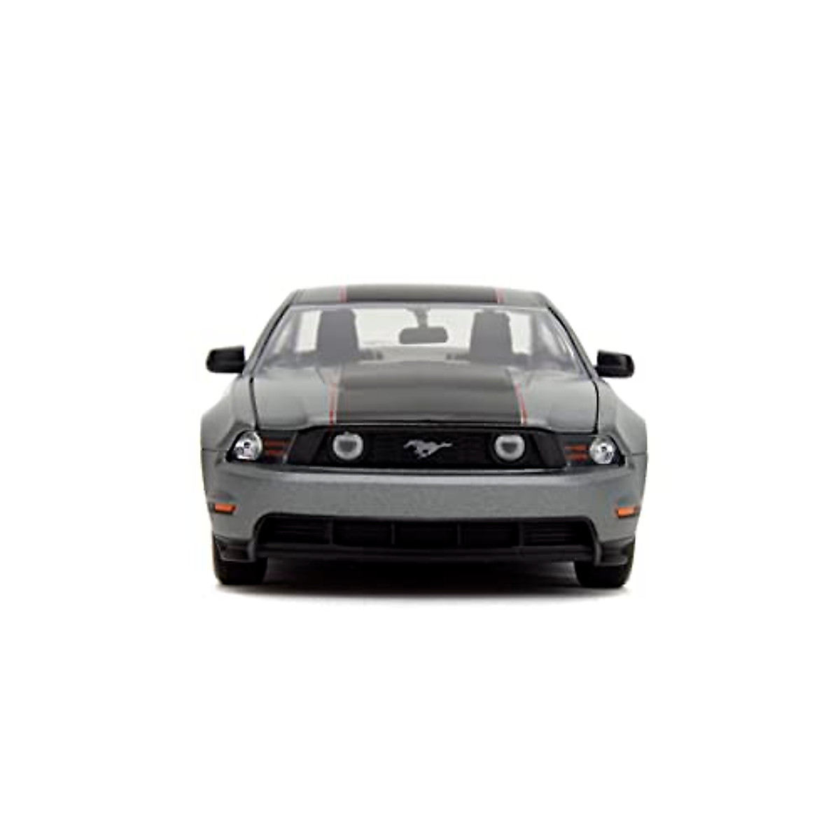 Big Time Muscle 1:24 2010 Ford Mustang GT Die-Cast Car, Toys for Kids and Adults(Charcoal Grey)