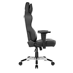 AKRacing Office Series Obsidian Ergonomic Computer Chair with High Backrest, Recliner, Swivel, Tilt, Rocker and Seat Height Adjustment Mechanisms - Carbon Black - PC/Mac/Linux