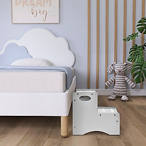 Dream On Me Little Steps Step Stool/Anti-Slid Base/Multipurpose Kids Step Stool/Sturdy & Solid Stool for Kids