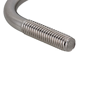 RDEXP Inner Dia 0.87Inch 304 Stainless Steel U Bolts U Screws M6 Pack of 5