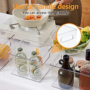 elabo Food Storage Containers Fridge Produce Saver- Stackable Food Storage Organizer Bins for Veggie, Berry and Fruits, Multi-Function Containers, Clear Plastic BPA Free