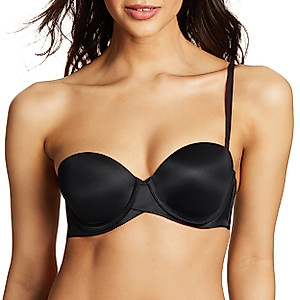 Maidenform womens Stay Put Strapless Se6990 Bra, Black, 40DD US