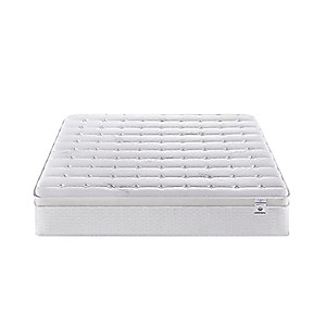 California King Size Mattress - 14 Inch Cool Memory Foam & Spring Hybrid Mattress with Breathable Cover - Comfort Plush Euro Pillow Top - Rolled in a Box - Oliver & Smith