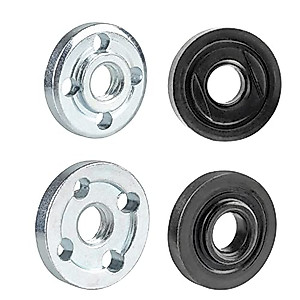 Yakamoz Drill Angle Grinder Adapter with Flange Nut Parts Set, 6mm and 10mm Drill Arbor Mandrel Adaptor with 3 Set Replacement Grinder Flange Nuts and Spanner Wrench Conversion Tool