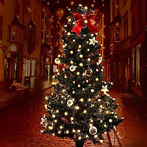 ZSMPY Fairy Lights Led Solar String Lights Fairy Lights Warm White 8 Lighting Modes Outdoor Decorative Light for Garden Home Wedding Party Christmas Halloween Decoration Lights String