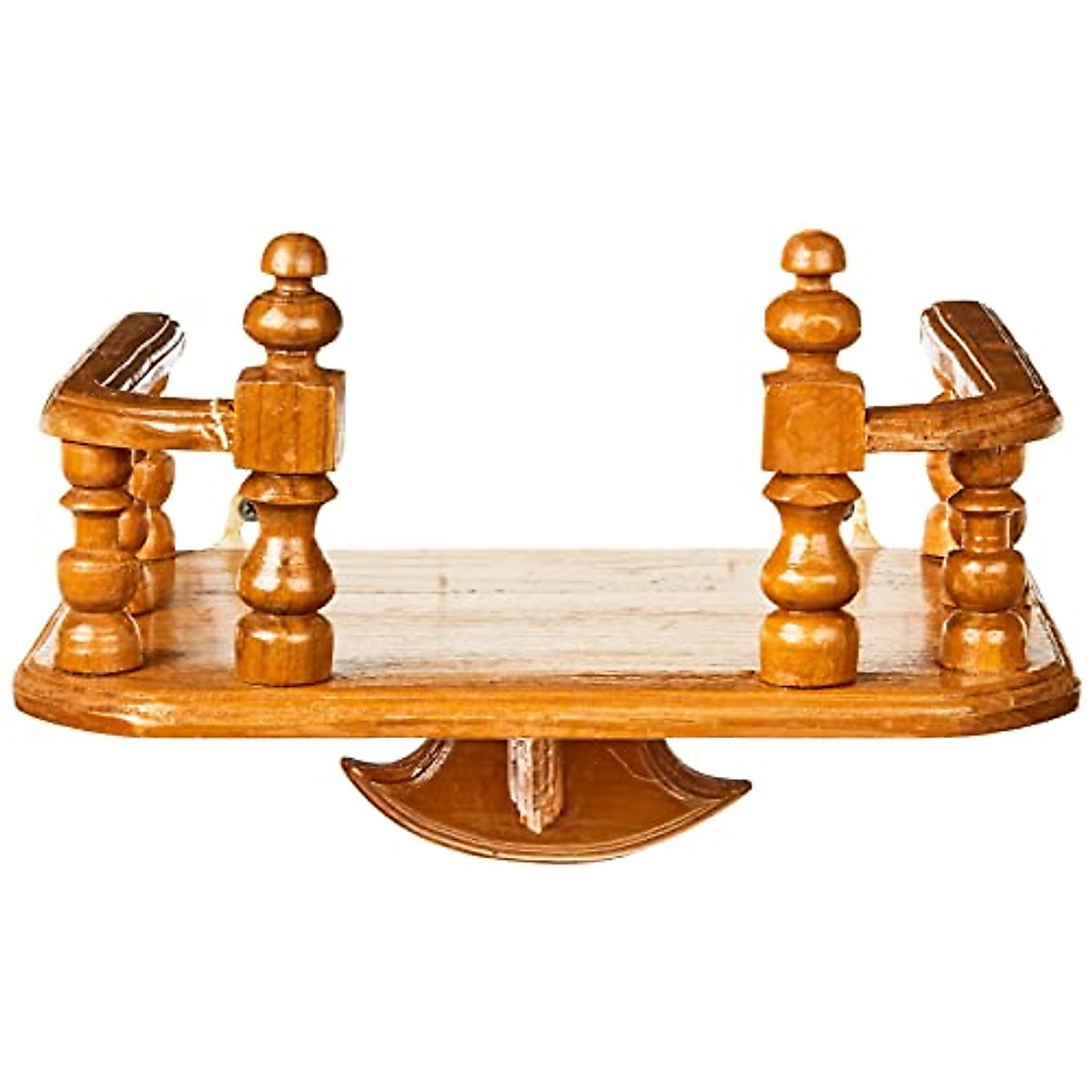 GABUR ThaiArtCraft Buddha Shelf Statue Stand Wall Rack Teak Wood Asian Style 10 Inches