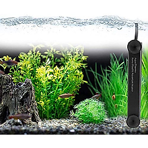 Submersible Aquarium Heater with Thermometer, LEDGLE Fish Tank Heater for 3 to 5 Gallon Betta Tank, Saltwater or Freshwater Aquariums, Turtle, Auto Intelligent LED Digital Display