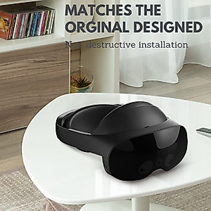 VRMASTER Forehead Cushion Pad for Meta Quest Pro Accessories Relieve Forehead Pressure with 2 Pieces Alternative Foam Pad Custom Design