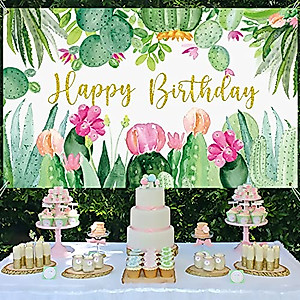 Cactus Party Backdrop Cactus Birthday Backdrop Cactus Party Decorations Cactus Decoration for Tropical Party Decorations Cactus Party Cactus Birthday Party Backdrop Supplies