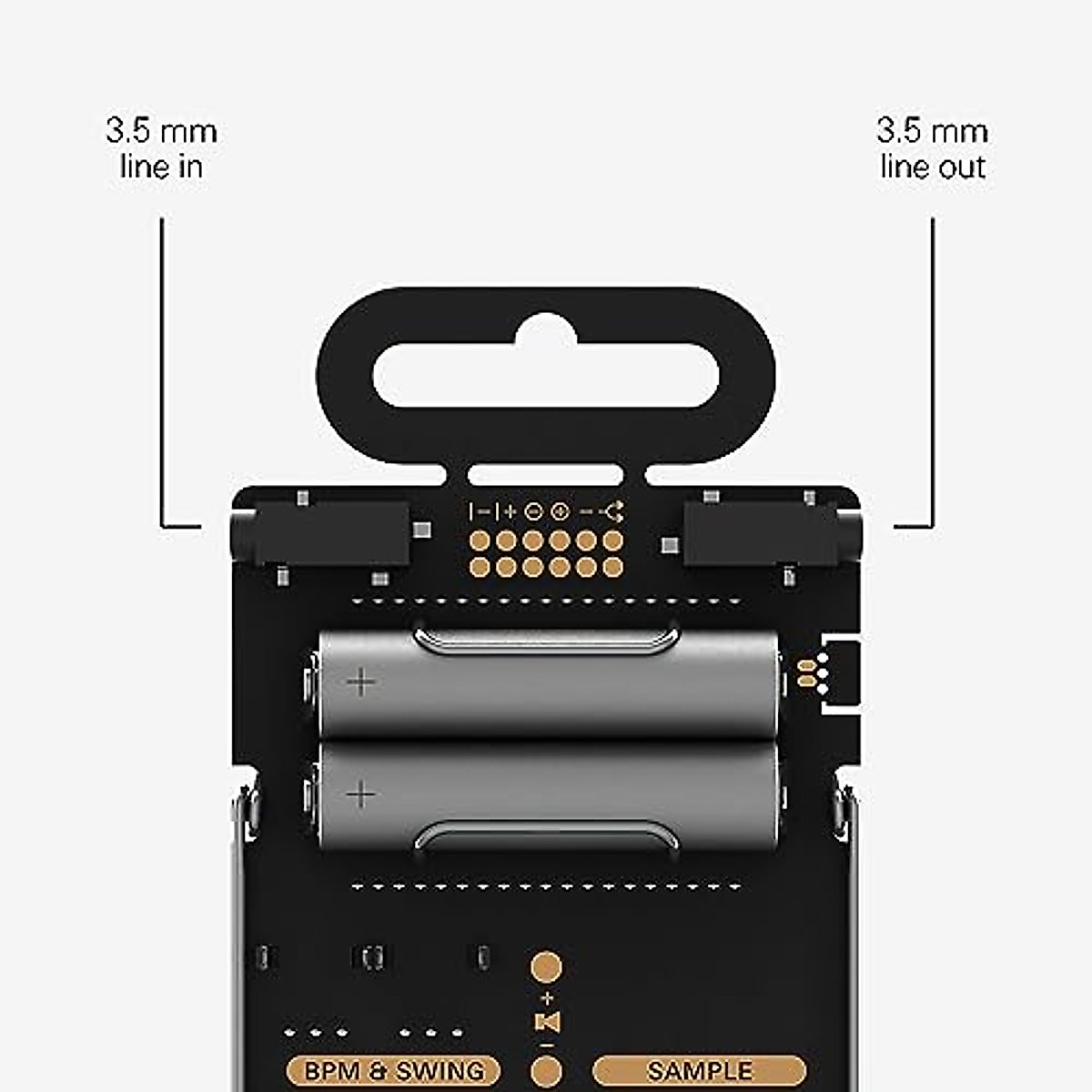 Teenage Engineering Pocket Operator PO-33 K.O.! Micro Sampler and Drum Machine with Built-in Microphone, Sequencer and Effects
