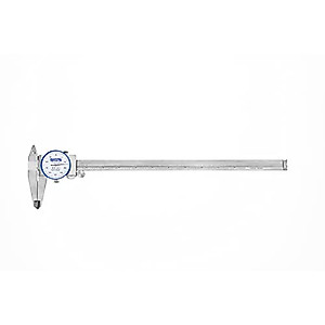 Fowler 52-008-712-0, Premium Dial Caliper With 0-12" Measuring Range (White)