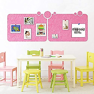 Creative Combination Bulletin Board, Office Cultural Wall Felt Board, Publicity Bulletin Board, Cork Board Photo Wall Sticker