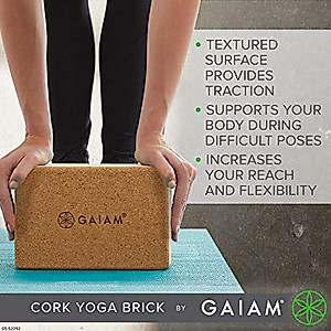 Gaiam Cork Yoga Brick