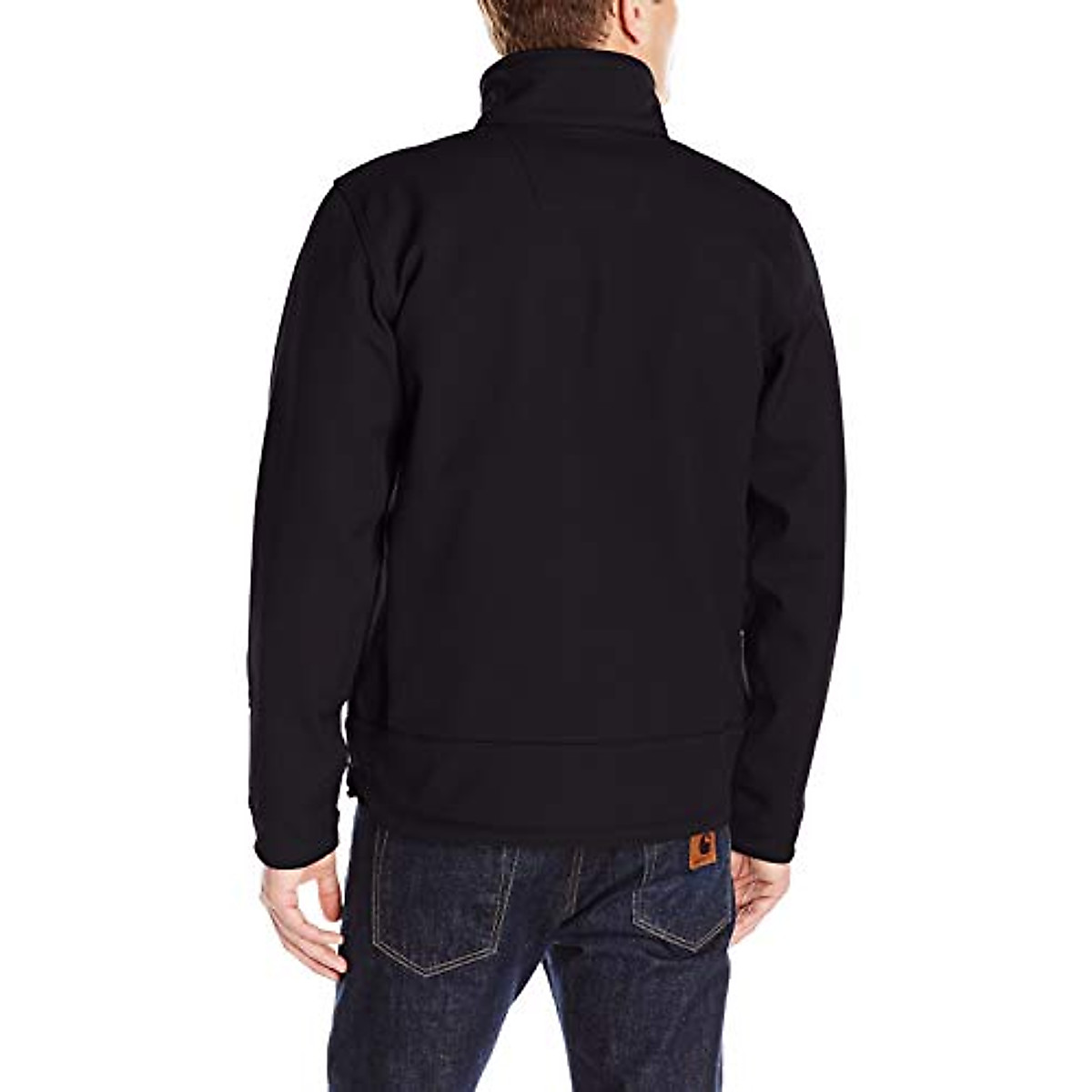 Carhartt Men's Rain Defender Relaxed Fit Heavyweight Softshell Jacket, Black, X-Large