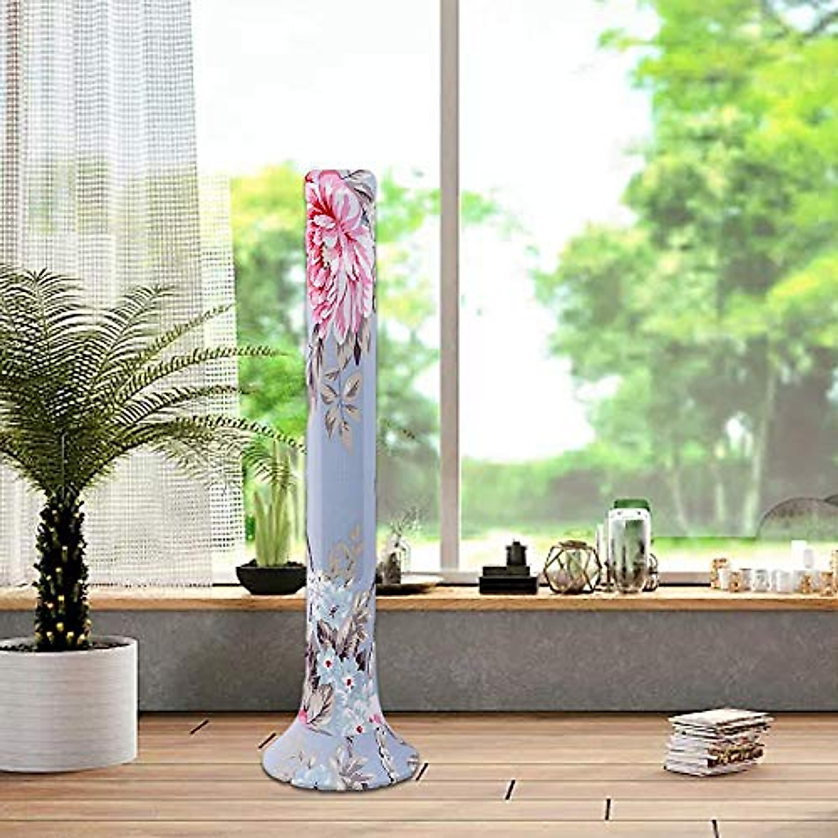 ANG Tower Fan Dust Guard, Tower Fan Protecting Cover for Most Tower Fans - Cover The Max Size Washable Tower Fan Dust Cover Protecting Cover Compatible