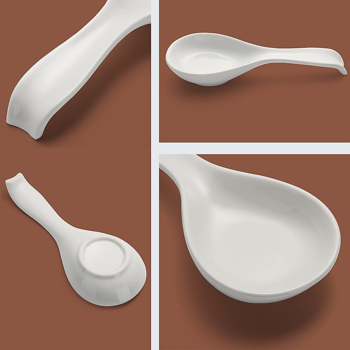 Ceramic Spoon Rests for Kitchen Spoon Rest for Stove Top Countertop Utensil Rest Ladle Spoon Holder for Cooking Home Decor