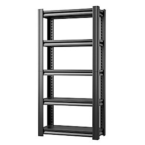 NICOMOW 72.1" H Garage Storage Shelves Heavy Duty Shelving Units and Storage Loads 2200LBS,Utility Shelf Rack,Industrial Shelving for Garage,Warehouse,Workshop,Basement,Repair,Requires Installation