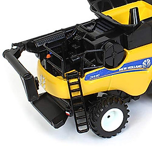 ERTL 1/64 New Holland CR9.90 Combine with Corn & Draper Heads, Prestige Series 13958