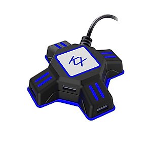 Voltage converter-Travel plug adapter, for Switch /PS4/PS3 Chargers KX USB game controller converter keyboard mouse switch