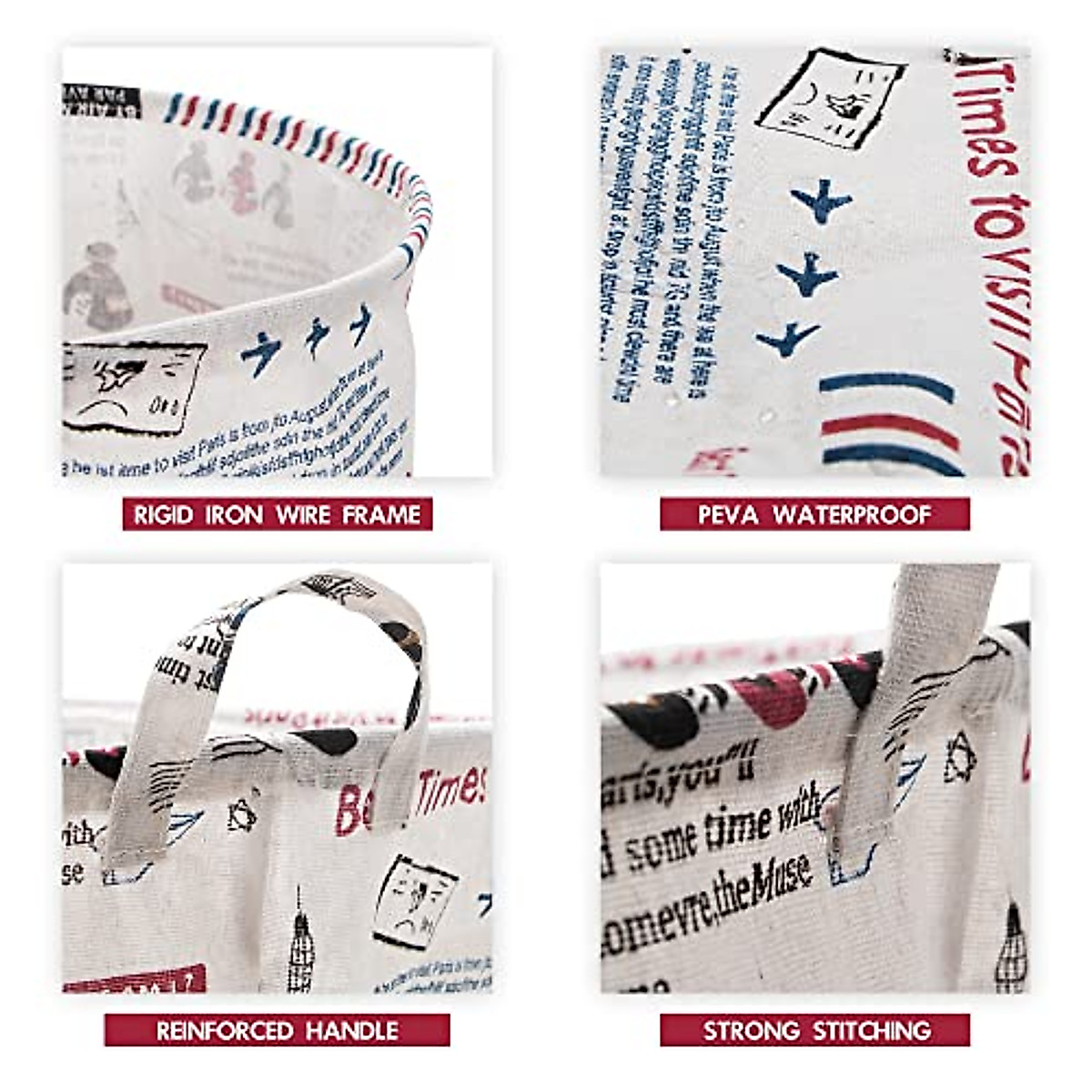 MHPARKT 117L Large Laundry Basket ,Extra-Large Capacity Laundry Hamper,Collapsible Clothes Hamper,Multipurpose Tall Baskets For Toys,Clothes.... (City)