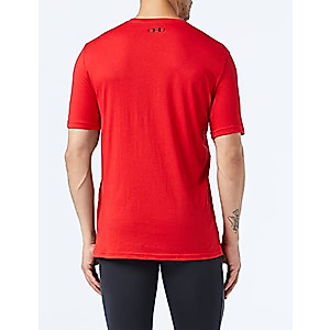 Under Armour Men's UA Big Logo Short Sleeve T-Shirt LG Red