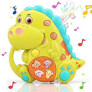 STEAM Life Baby Piano Toys, Baby Girl Toys Infant Toys, Dinosaur Toy Baby Music Toys, Baby Light Up Toys for 0 6 9 12 18 Months, Infant Toys for 1 Year Old Boy Girl Gifts, Baby Einstein Toys