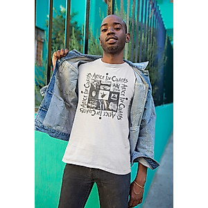 Alice in Chains T Shirt Multi Album Art Mens Short Sleeve T Shirts 90s Music Vintage Style Graphic Tees