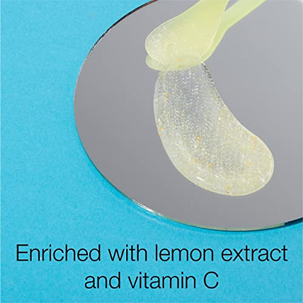 Clean & Clear Lemon Zesty Brightening Facial Scrub, Vitamin C, Lemon Extract & Gentle Micro-Scrubbies to Buff & Brighten Skin & Reduce Shine, Oil-Free Daily Face Cleansing Scrub, 4.2 Oz