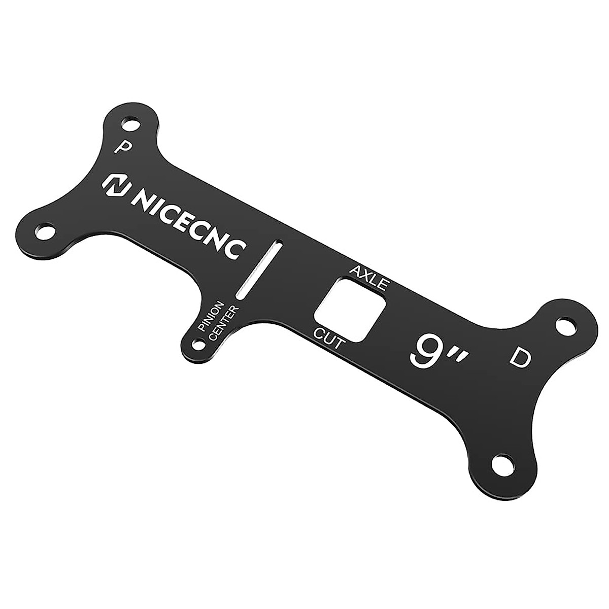 NICECNC Aluminum 9" Rear End Axle Tube Narrowing Cut Guide Rearend Pinion Dogbone Tool Compatible with Ford Mustang 1964-1973, F-100 F-150 1957-1986, Fairlane 1957-1970, Granada 1976-1980