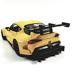 KiNSMART Toyota GR Supra Concept Racing Edition 1/36 Scale Diecast Race Car (Yellow)