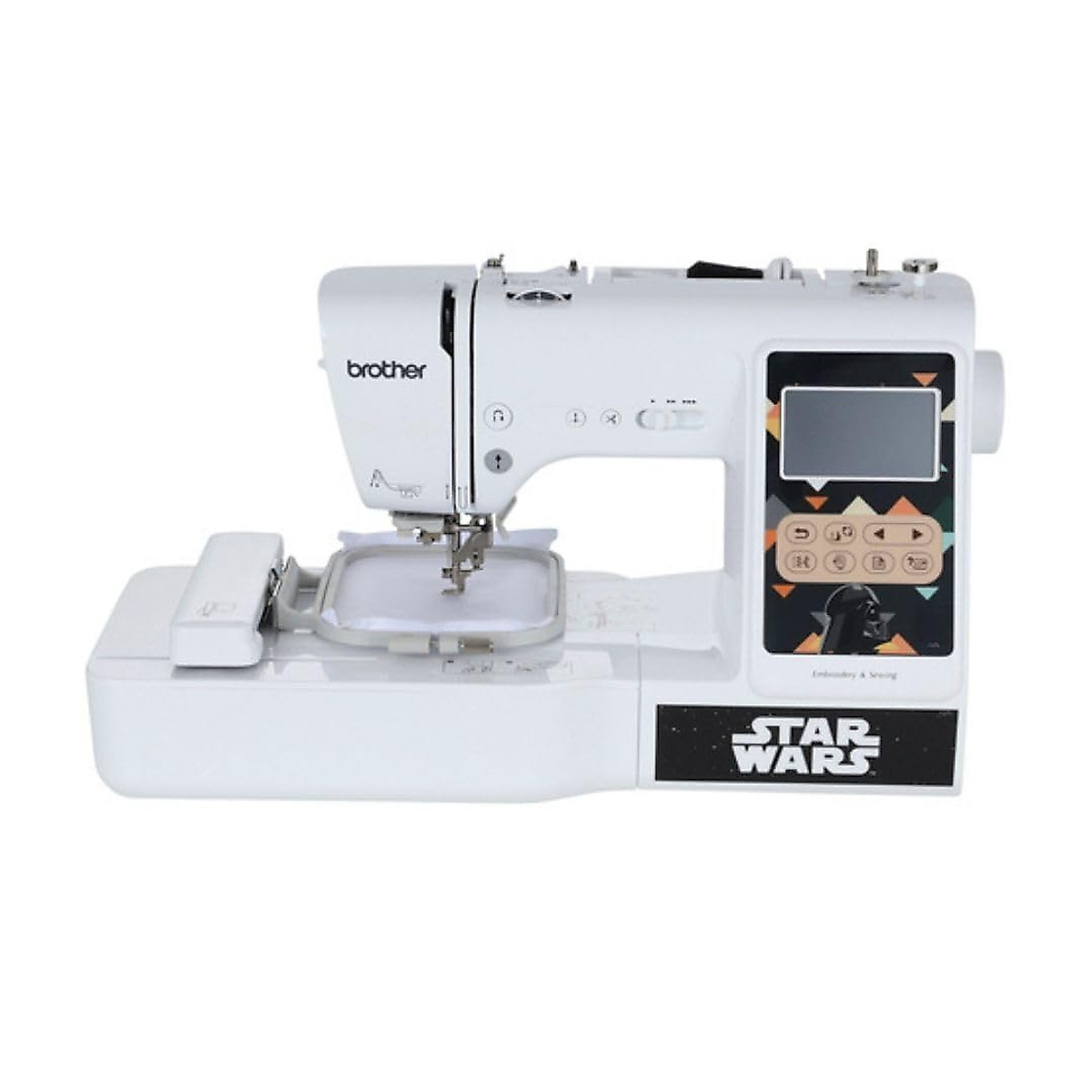 Brother Sewing and Embroidery Machine, 4 Star Wars Faceplates, 10 Downloadable Star Wars Designs, 80 Designs, 103 Built-In...