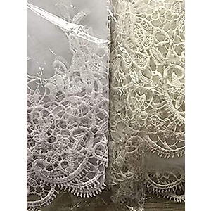 Babyonline 1 Tier Lace Edge Tulle Catherdal Long Wedding Bridal,Ivory