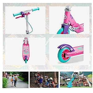 SZNWJ ygqtbc Kick Scooter for Adults, Teens | Foldable, Lightweight w/Wheel Bearings | Height-Adjustable, 220LB Max Load (Color : Blue)