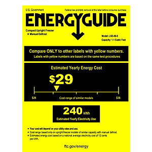 Watoor 1.1 Cu Ft Mini Freezer Display Freezer with LED Light 2 Removable Shelves 7 Temperature Settings -8°F to 14°F Perfect for Liquor and Ice Cream