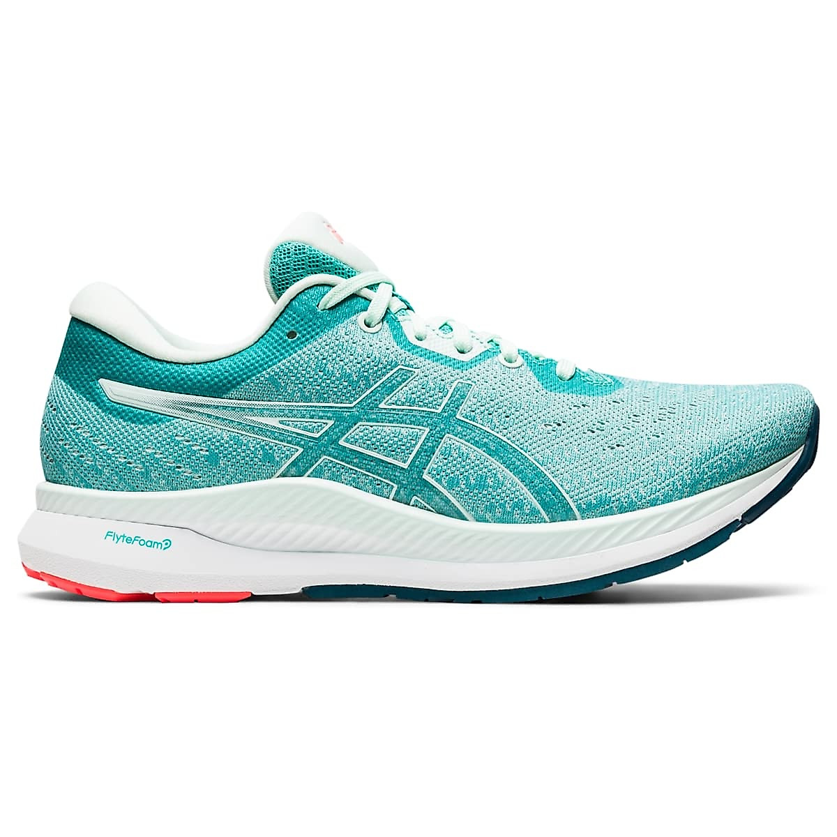 ASICS Women's EvoRide Running Shoes, 8, Techno Cyan/BIO Mint