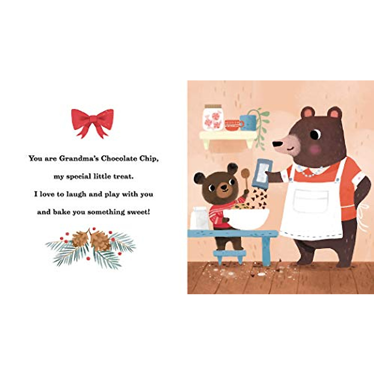 Grandma's Sugar Cookie: A Sweet Board Book about Christmas Baking with Grandma - Includes Cookie Recipe!