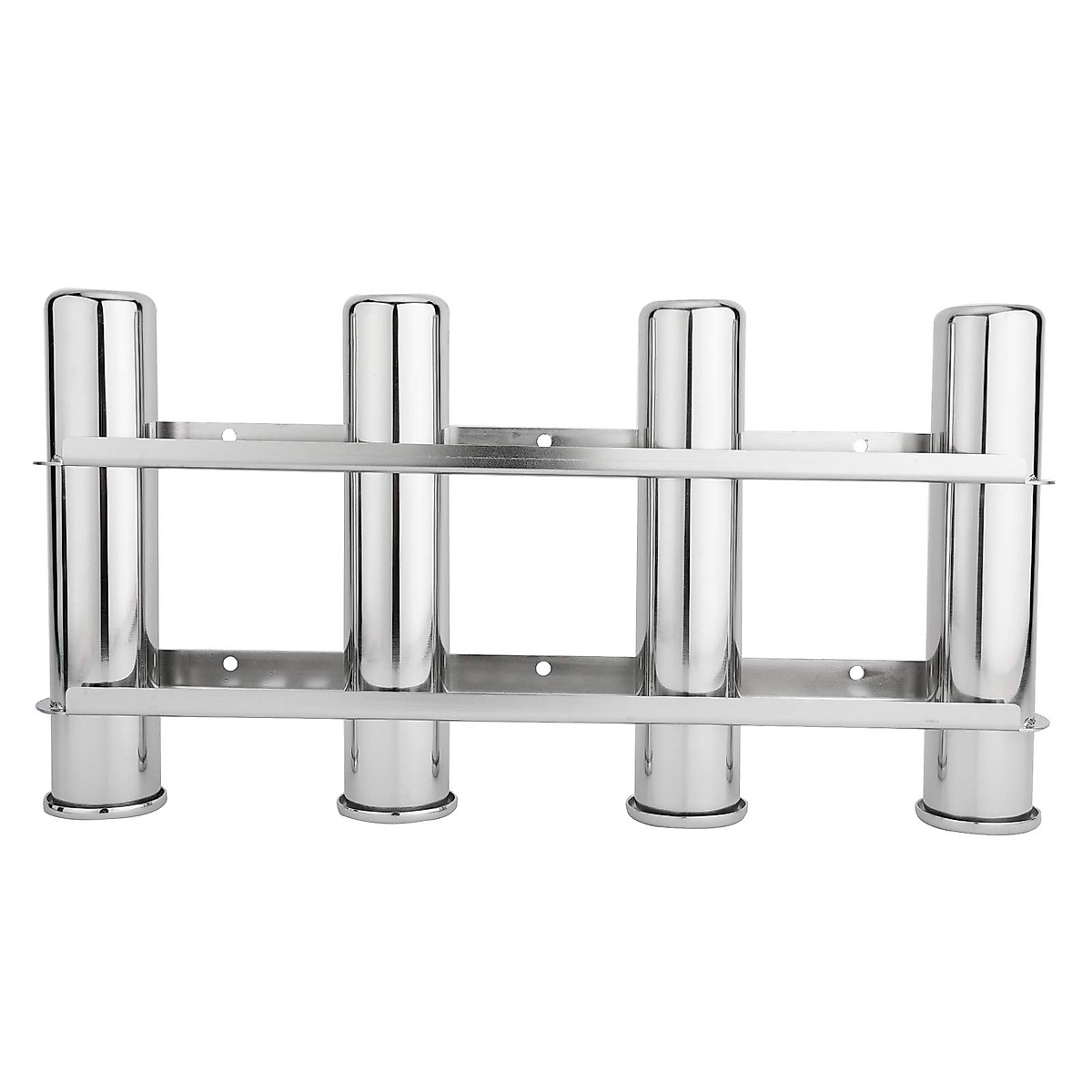NovelBee 316 Stainless Steel 4 Tubes Fishing Rod Holder for Boat Marine Kayak Yacht