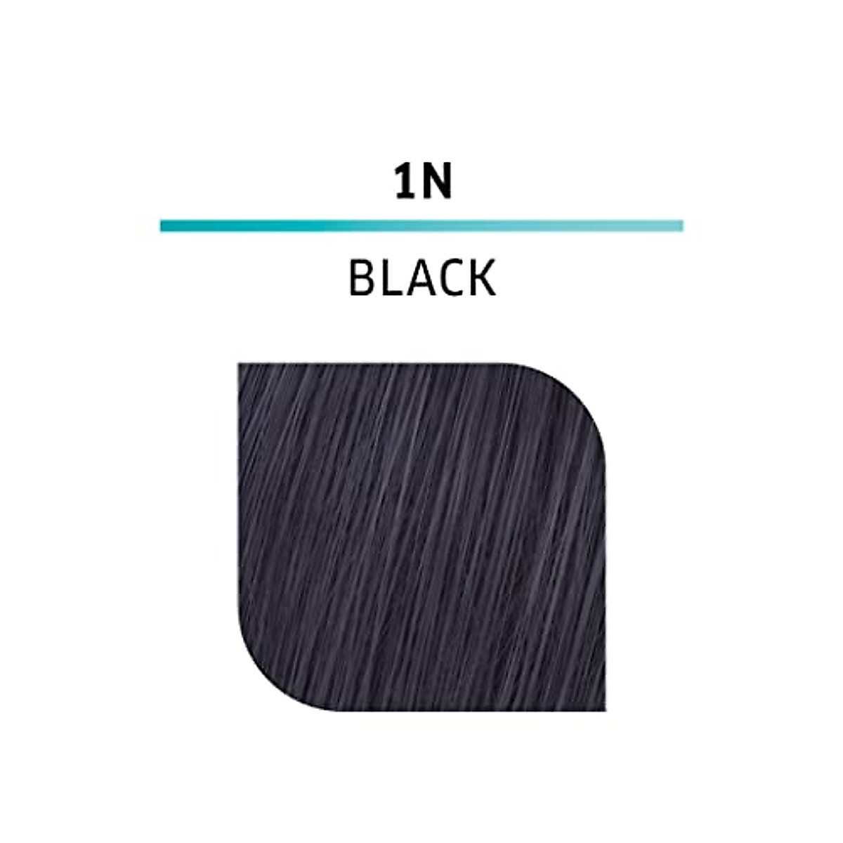 WELLA Color Charm Demi Permanent Hair Color, 1N Black 2oz