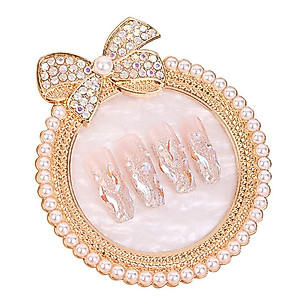 Mcduyant Nail Palette Knot Nail Polish Palette Nail Tray for Nail Art Nail Polish Mixing Palette Nail Art Display Board