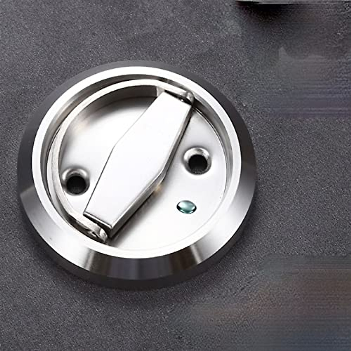 EKoKim Hidden Door Lock Handles Stainless Steel 304 Drawer Pulls Furniture Handles Handles for Cabinets and Drawers Wardrobe Pulls 1Pcs (Color : Green Bronze)