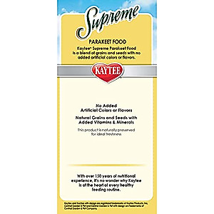Kaytee Supreme Parakeet Food,25 lb