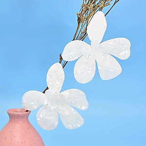 Jewel Earrings Waterfull Ball Scorpion Resin Flower Earrings Personalised Exaggerated Earrings (B)